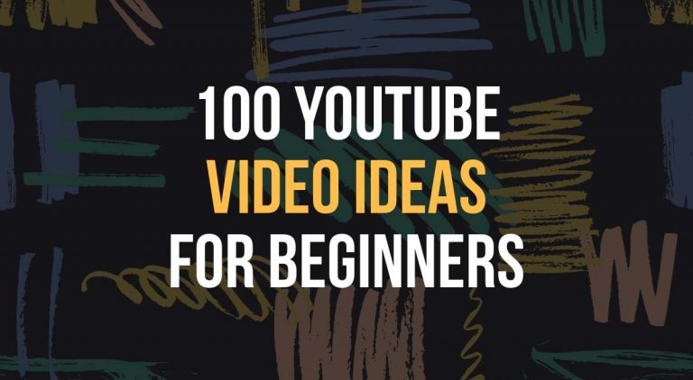 100 YouTube Video Ideas for Beginners Who Want To Grow Their Channels ...