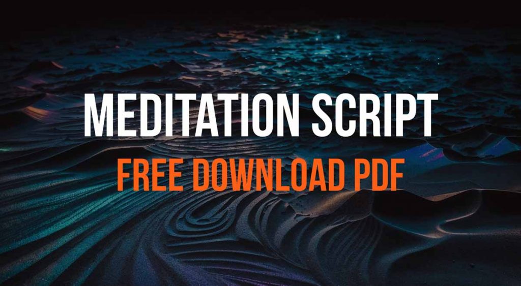 Free Meditation Script (PDF Download) - TunePocket