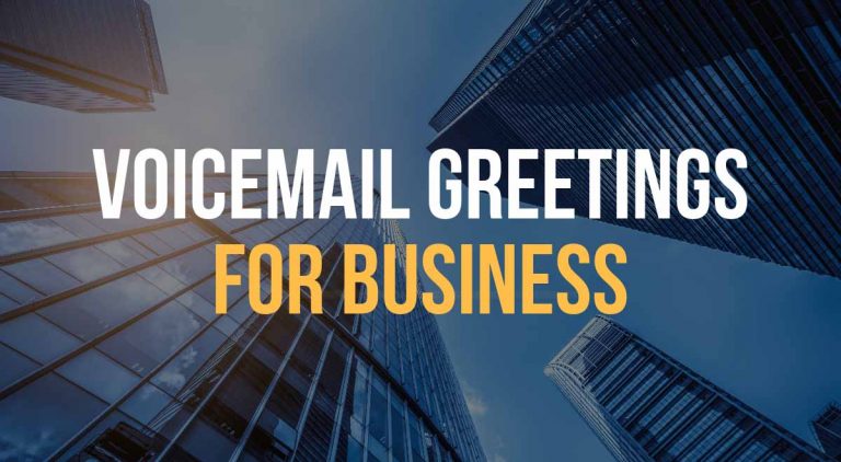 50 Voicemail Greetings Ideas For Business Phone Line - TunePocket